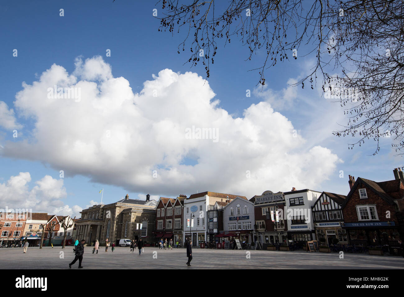 Salisbury City Centre The Area Where Sergei Skripal The Former Russian