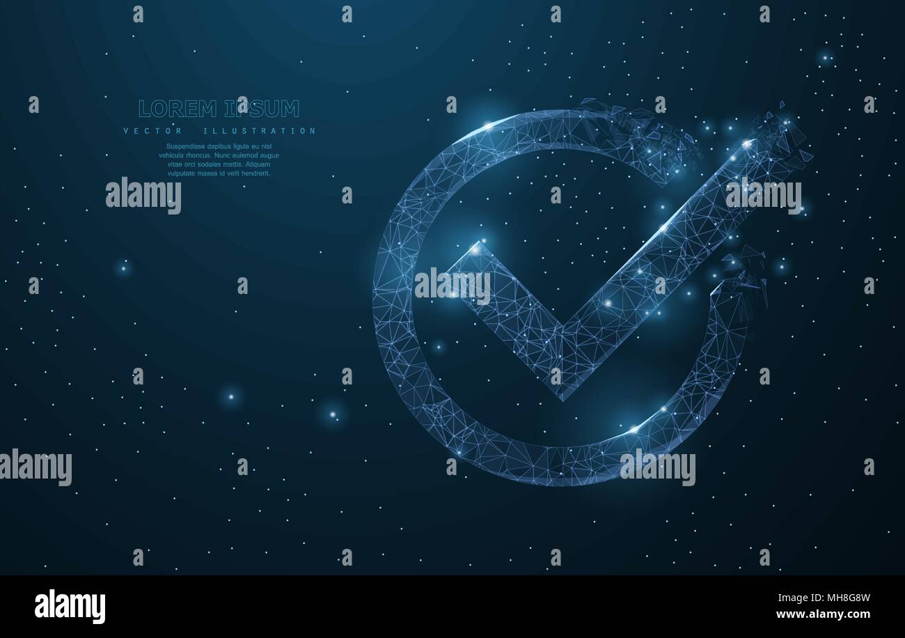 Circle tick check mark symbol hi-res stock photography and images - Alamy