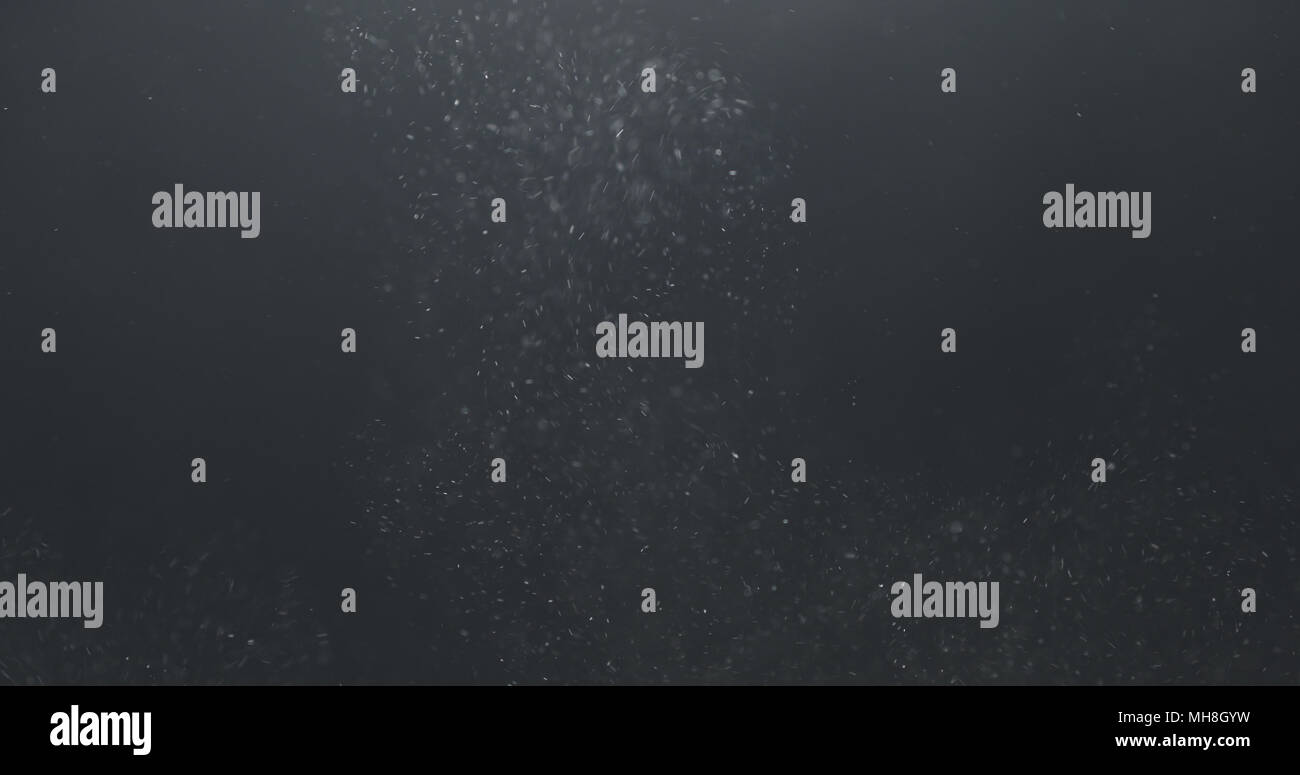 real dust floating in air over dark background Stock Photo - Alamy