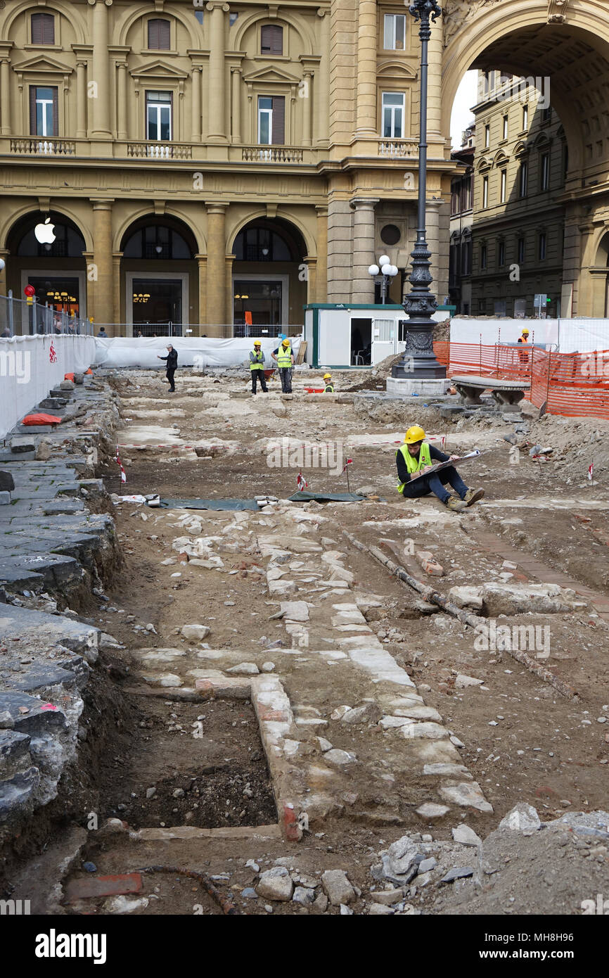 The ancient city resurfaces under the paved nineteenth-century Piazza ...