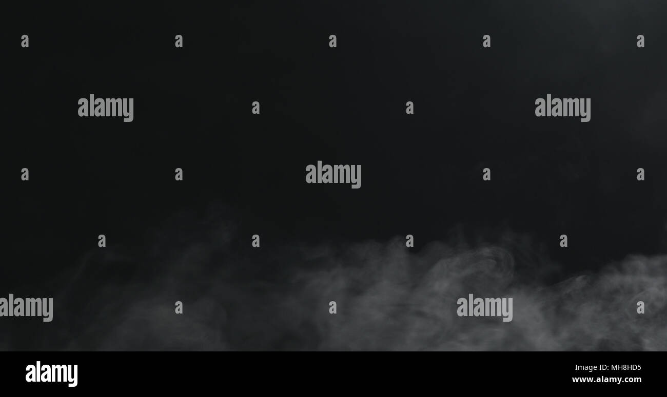 vapor steam rising over black background Stock Photo - Alamy