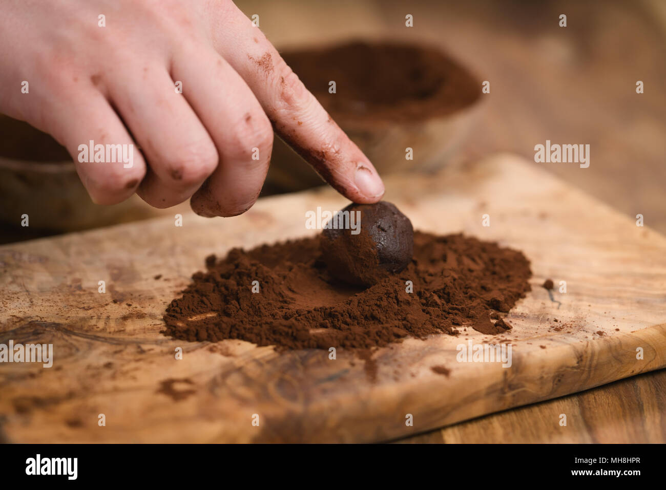 Chocolate making process hi-res stock photography and images - Alamy