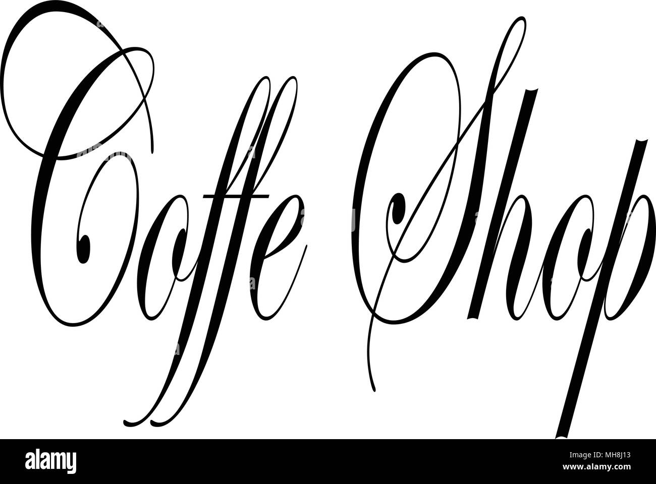 Coffe shop background Stock Vector Images - Alamy