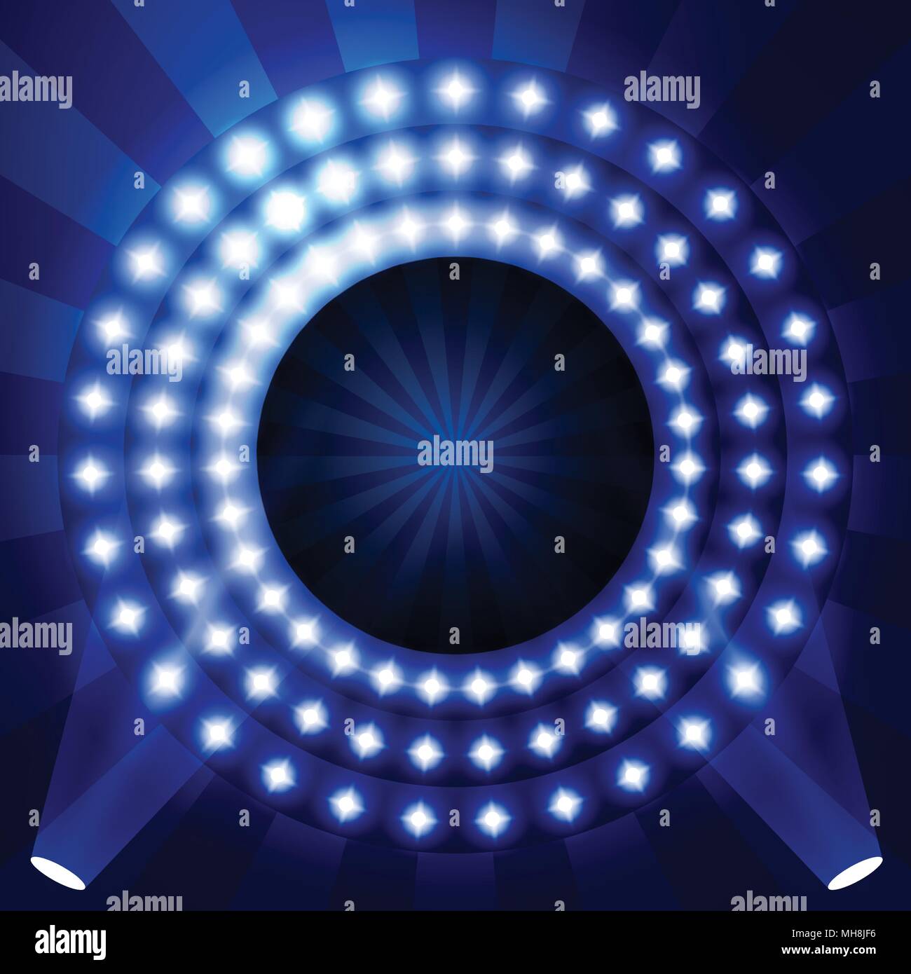 Game show studio lights Stock Vector Images - Alamy
