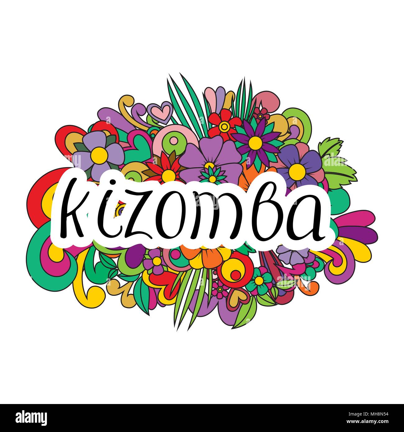 Kizomba dance Stock Vector Images - Alamy