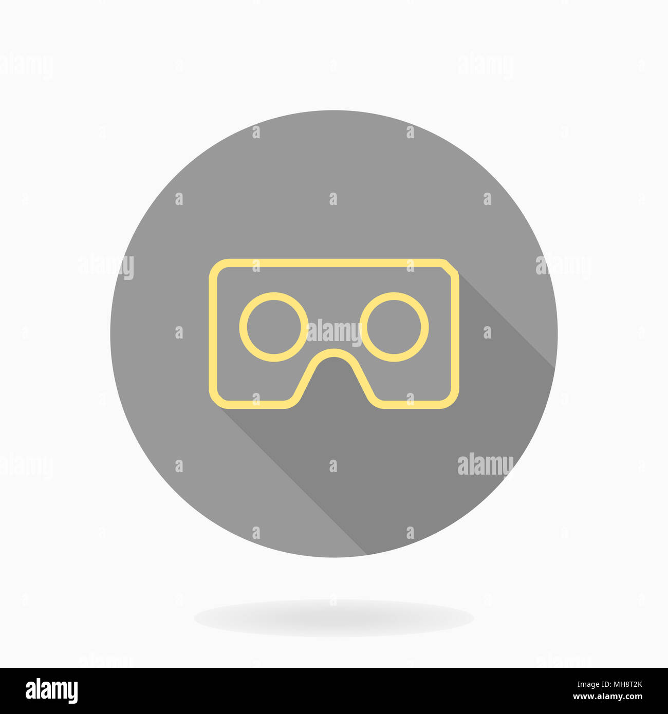 Vr cardboard icon hi-res stock photography and images - Alamy
