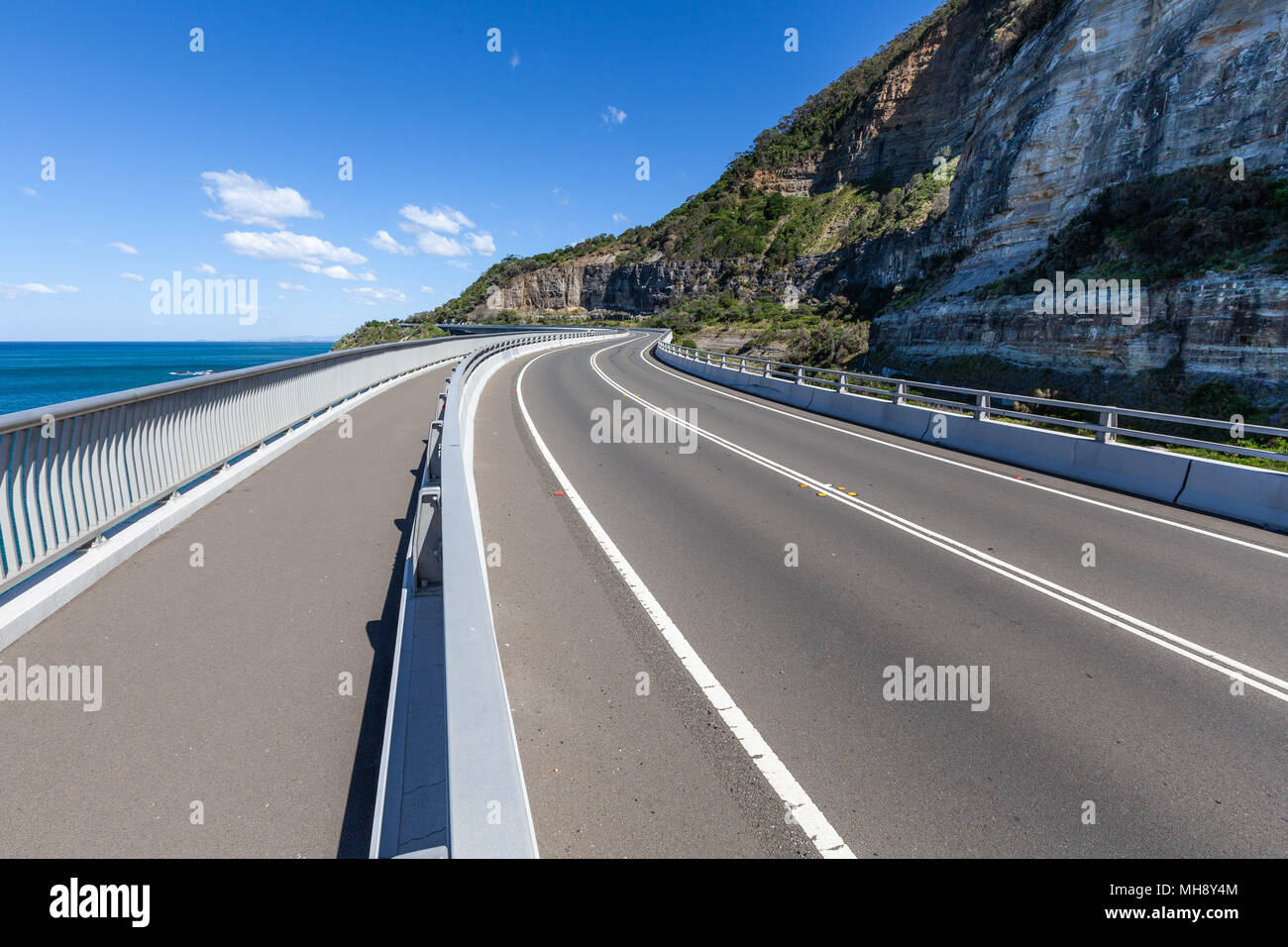 Sea Cliff Bridge - part of the scenic Grand Pacific Drive, NSW ...