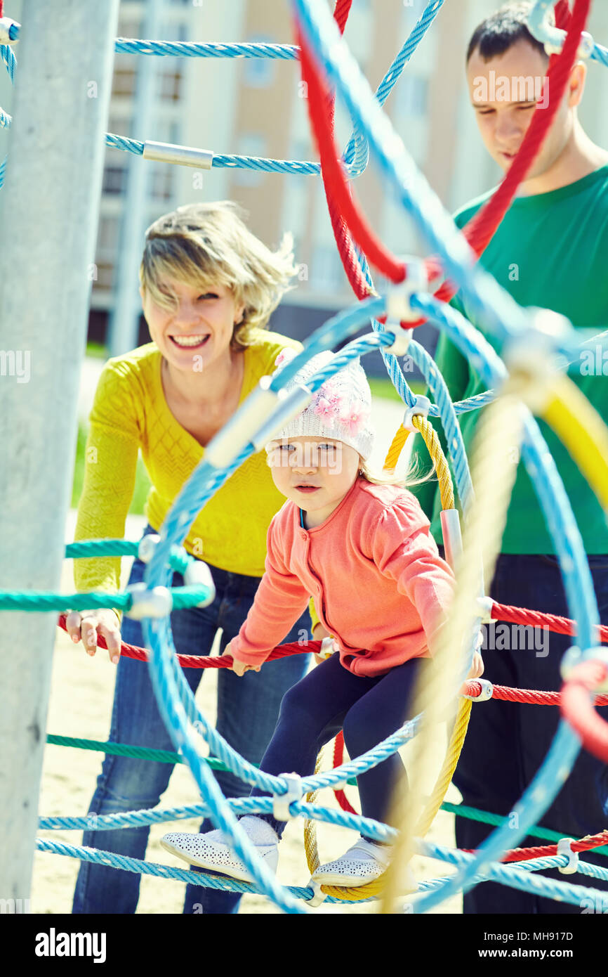 Playground child portrait hi-res stock photography and images - Alamy