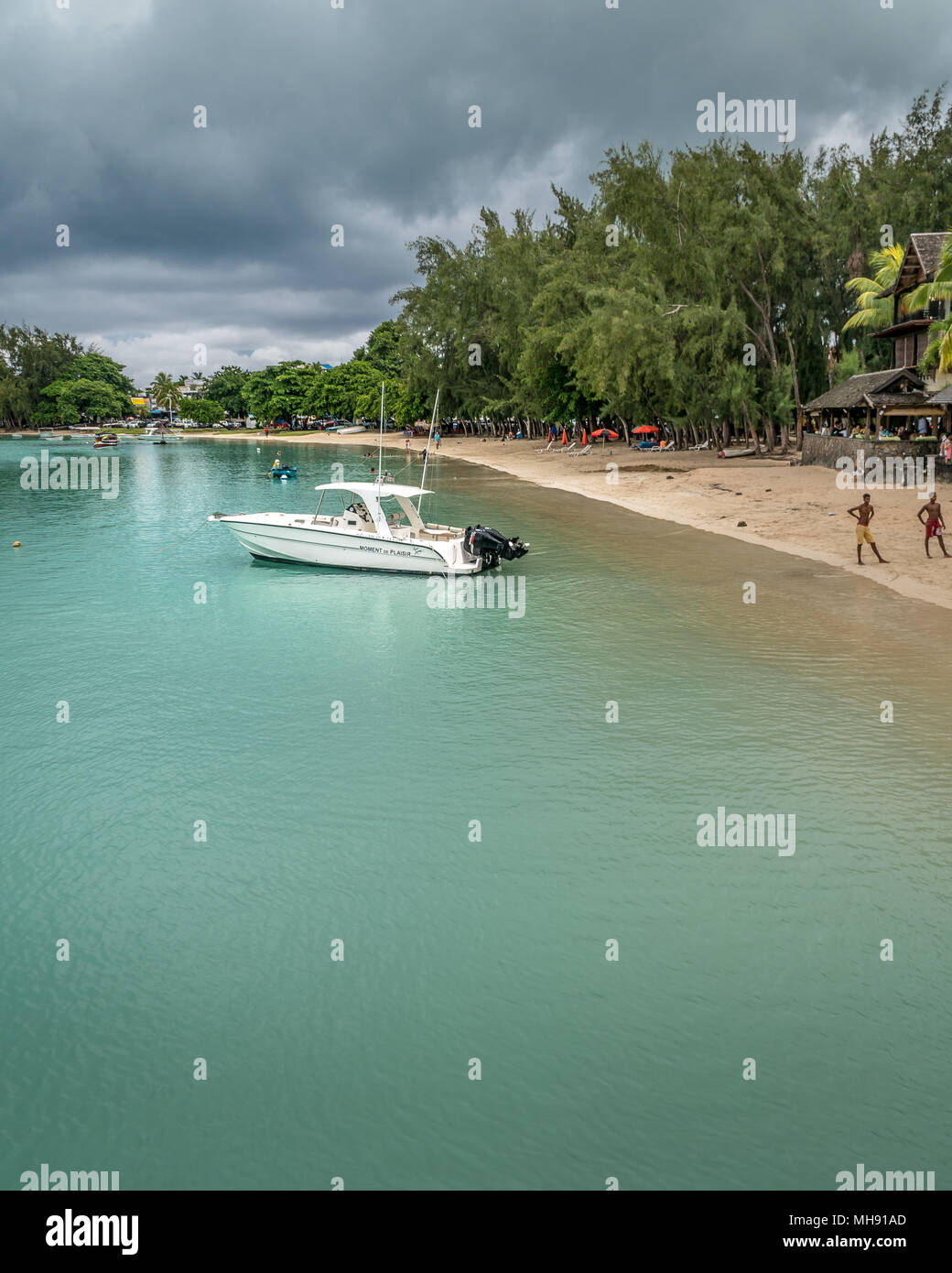 Amazing beach on Mauritius Island. Proboblany the most epic beaches int ...