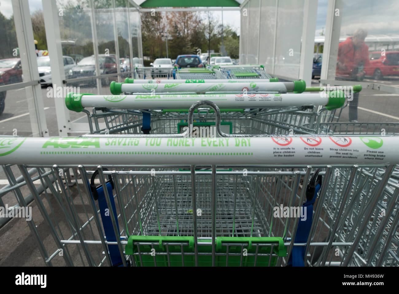 Asda Shopping Trolley High Resolution Stock Photography and Images - Alamy