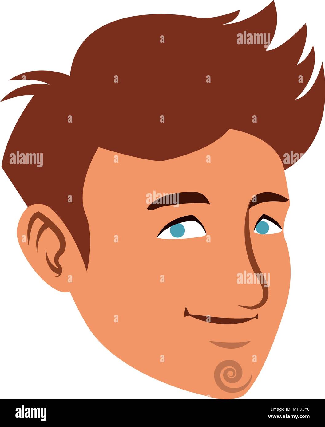 Man face cartoon Stock Vector Image & Art - Alamy