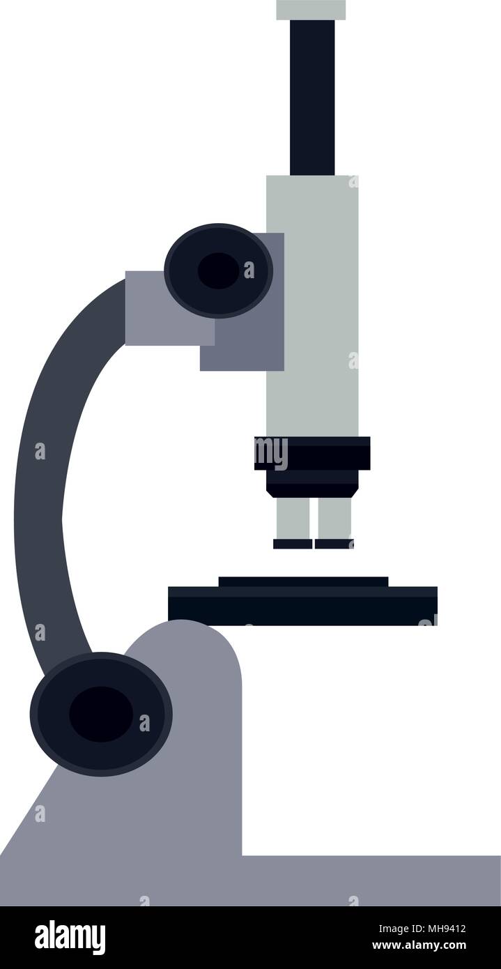 Microscope scientific tool Stock Vector Images - Alamy