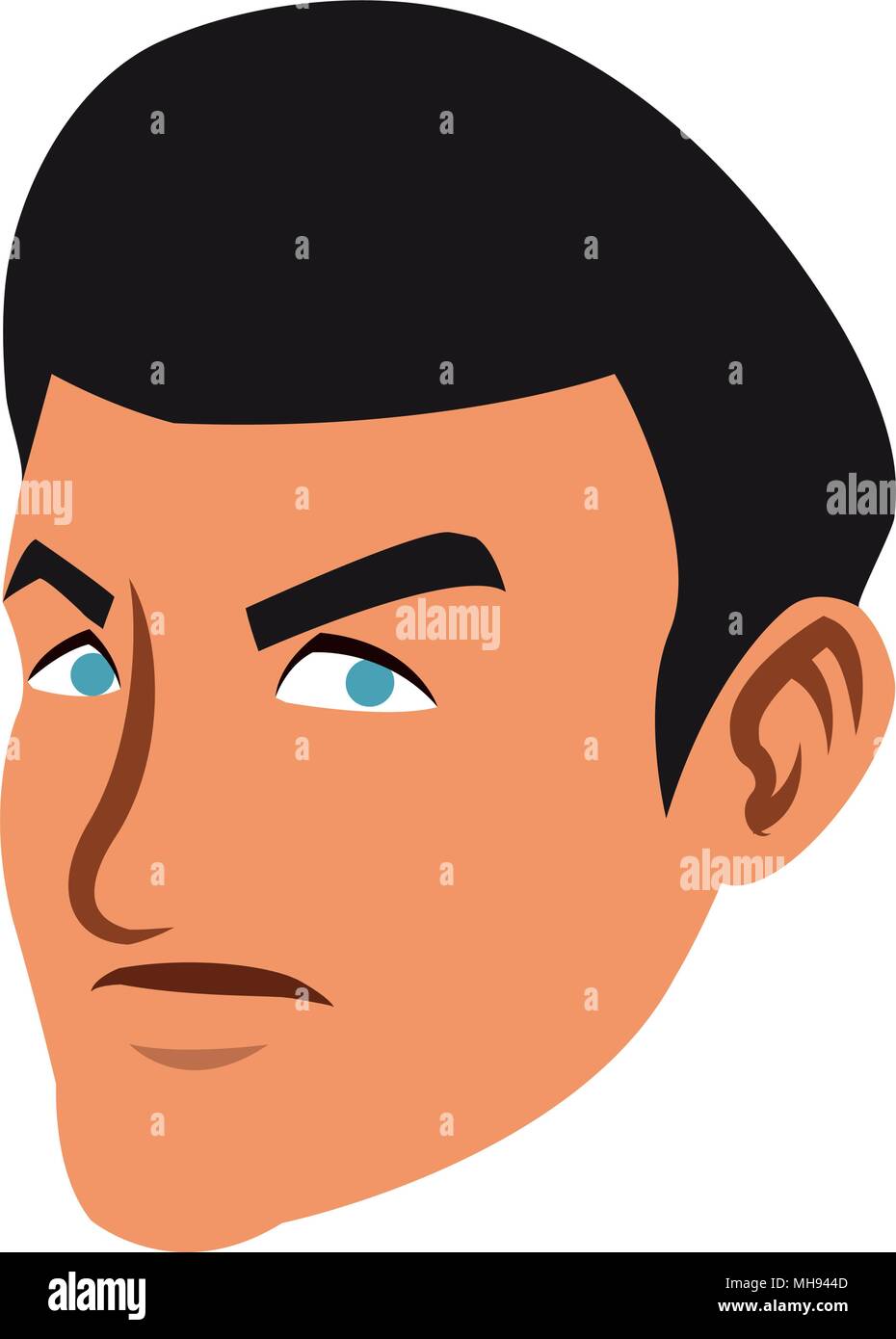 Cartoon Of Angry Man High Resolution Stock Photography and Images - Alamy