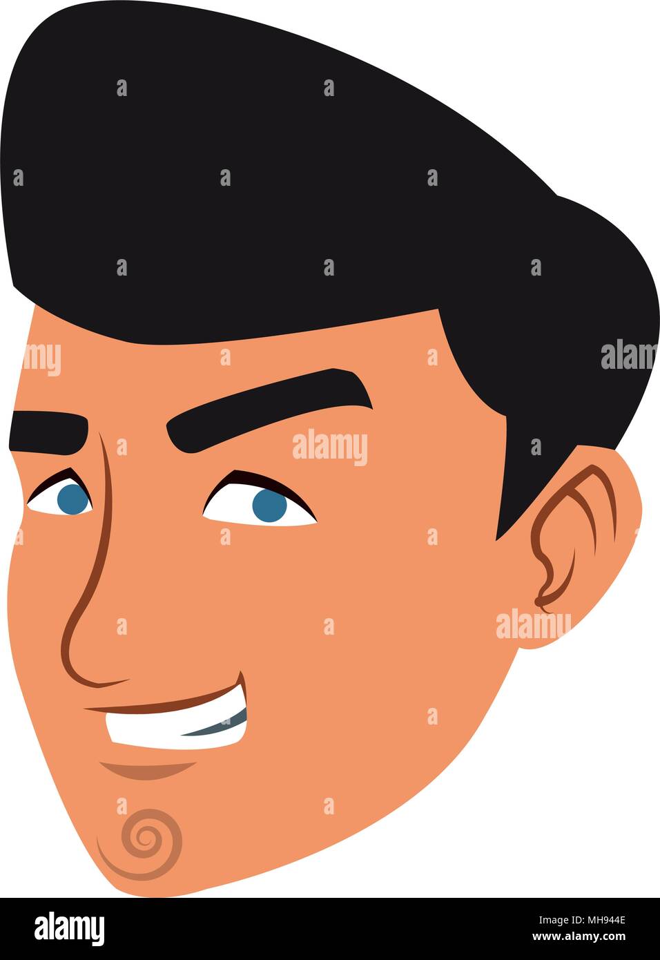 Man face cartoon Stock Vector Image & Art - Alamy