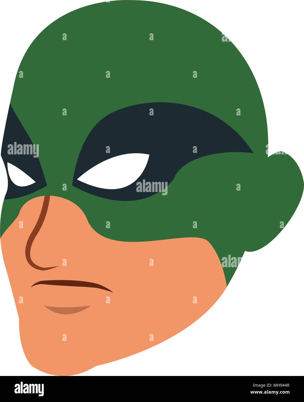 Male superhero face Stock Vector Image & Art - Alamy