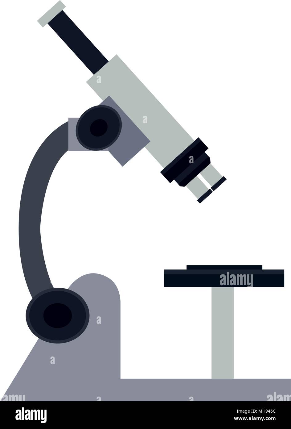 Microscope scientific tool Stock Vector Image & Art - Alamy