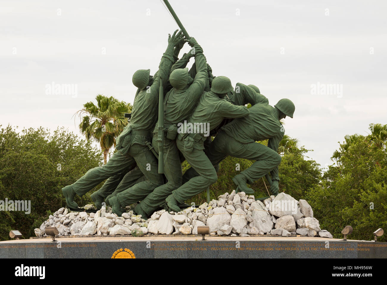 The Iwo Jima monument at Harlingen, Texas Stock Photo - Alamy