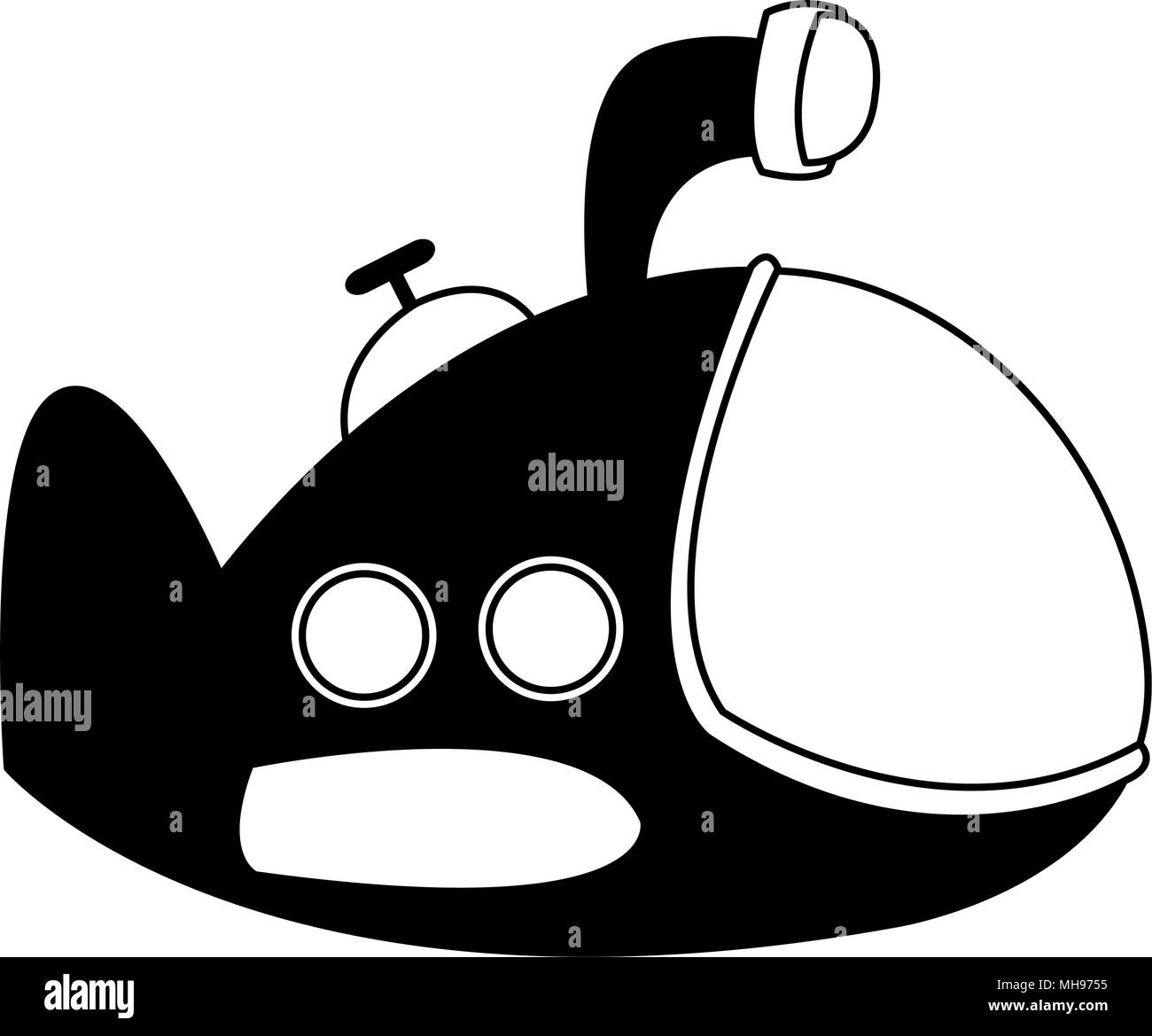 Navy submarine little Stock Vector Images - Alamy