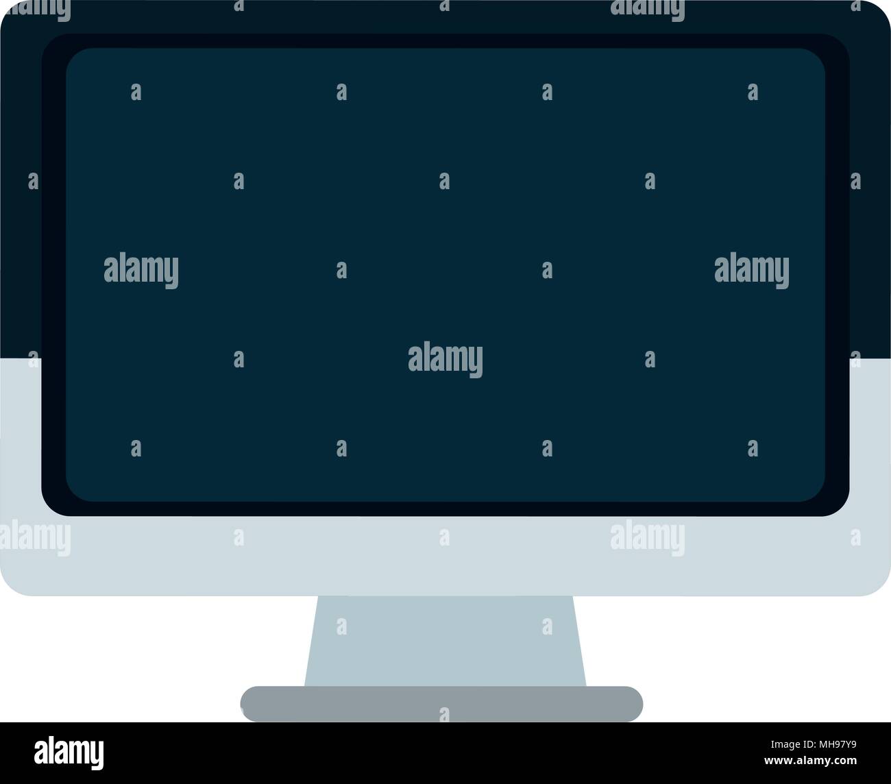 Computer screen isolated Stock Vector Image & Art - Alamy