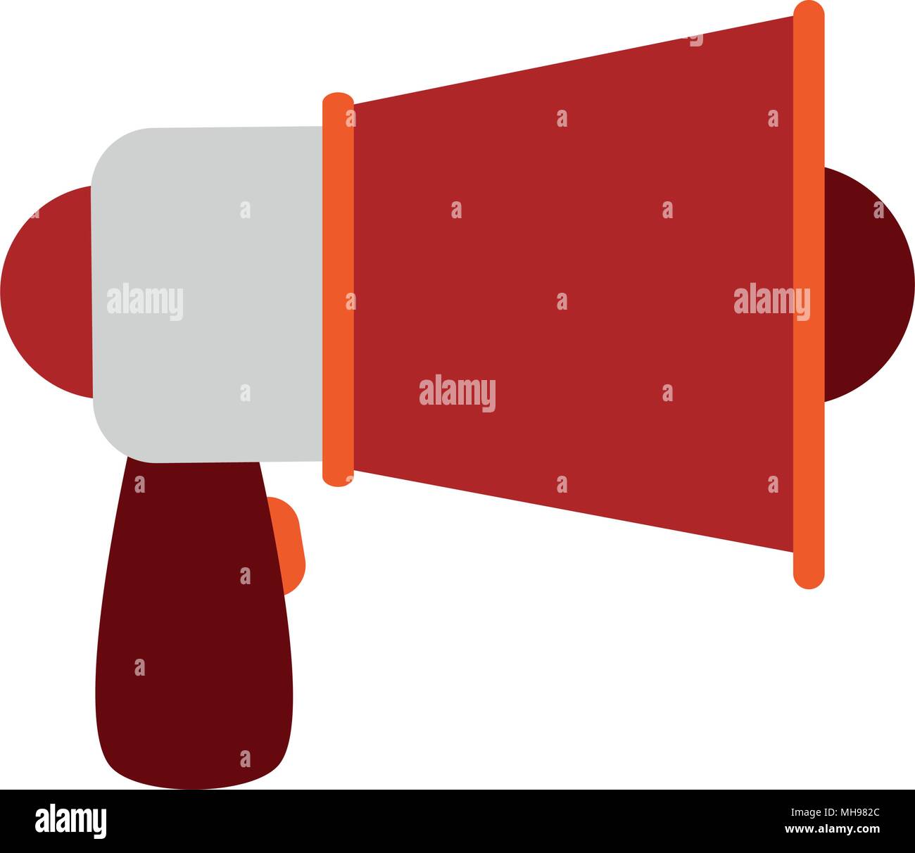 Bullhorn advertising symbol Stock Vector Image & Art - Alamy