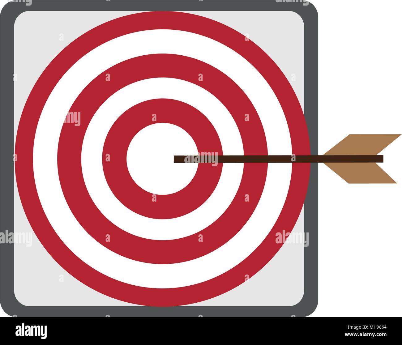 Target dartboard symbol Stock Vector Image & Art - Alamy