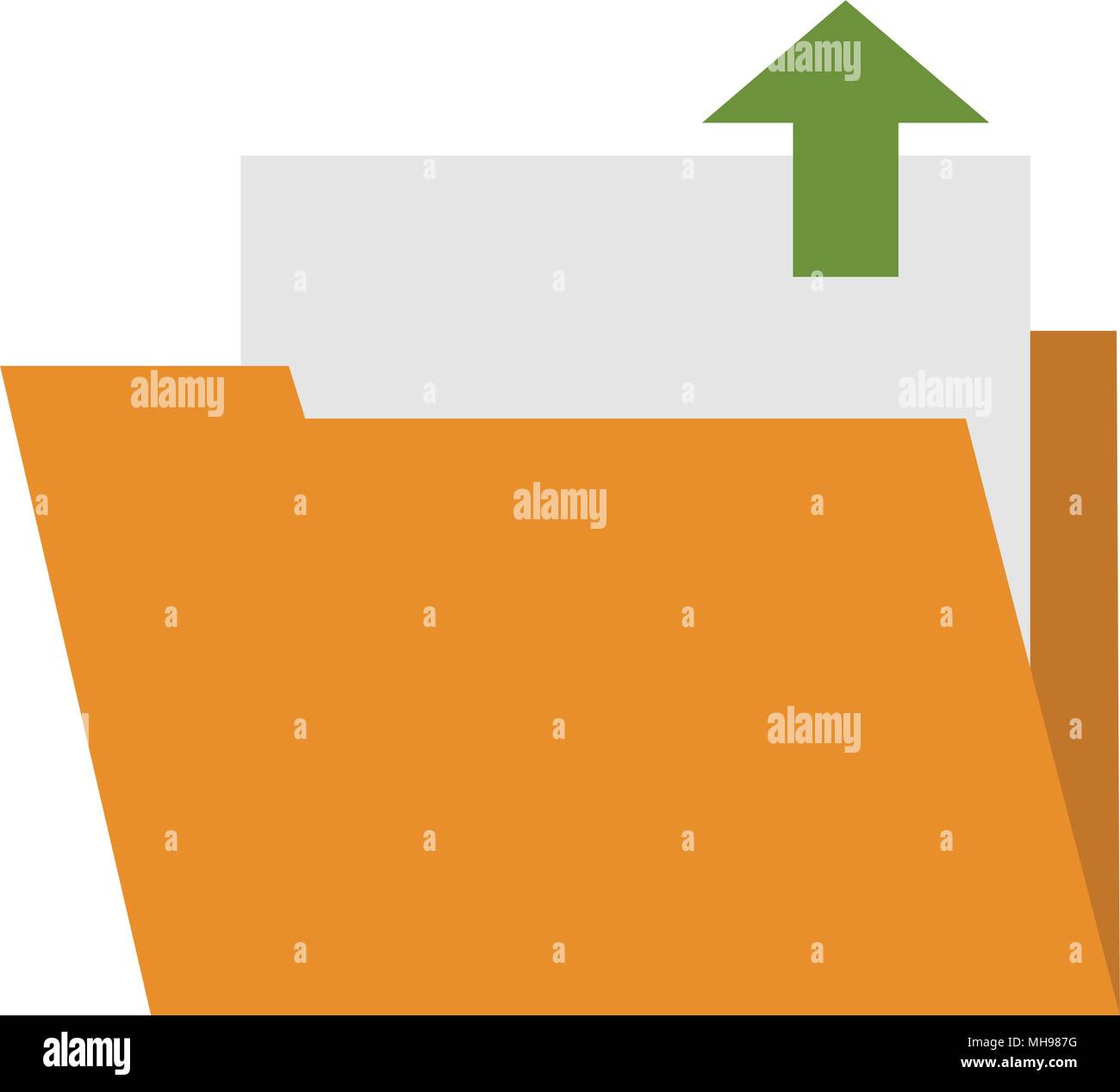 Upload folder symbol Stock Vector Image & Art - Alamy