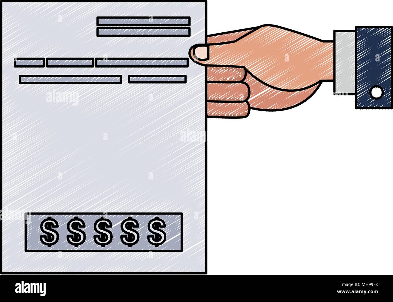 Savings contract Stock Vector Images - Alamy