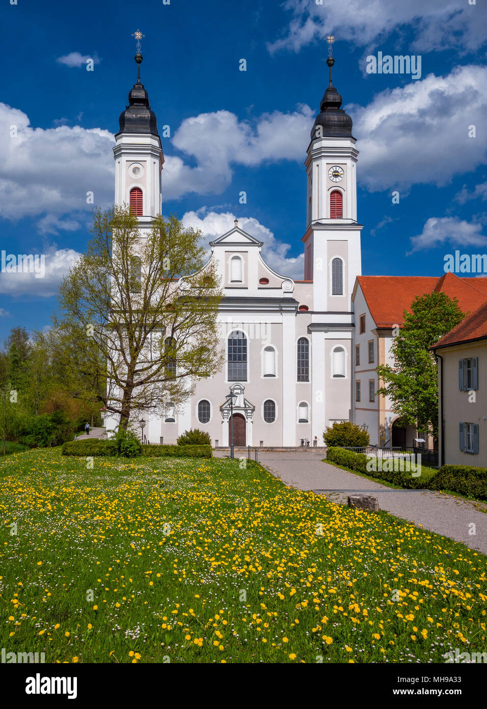 Irsee Monastery, Allgaeu, Bavaria, Germany, Europe Stock Photo - Alamy
