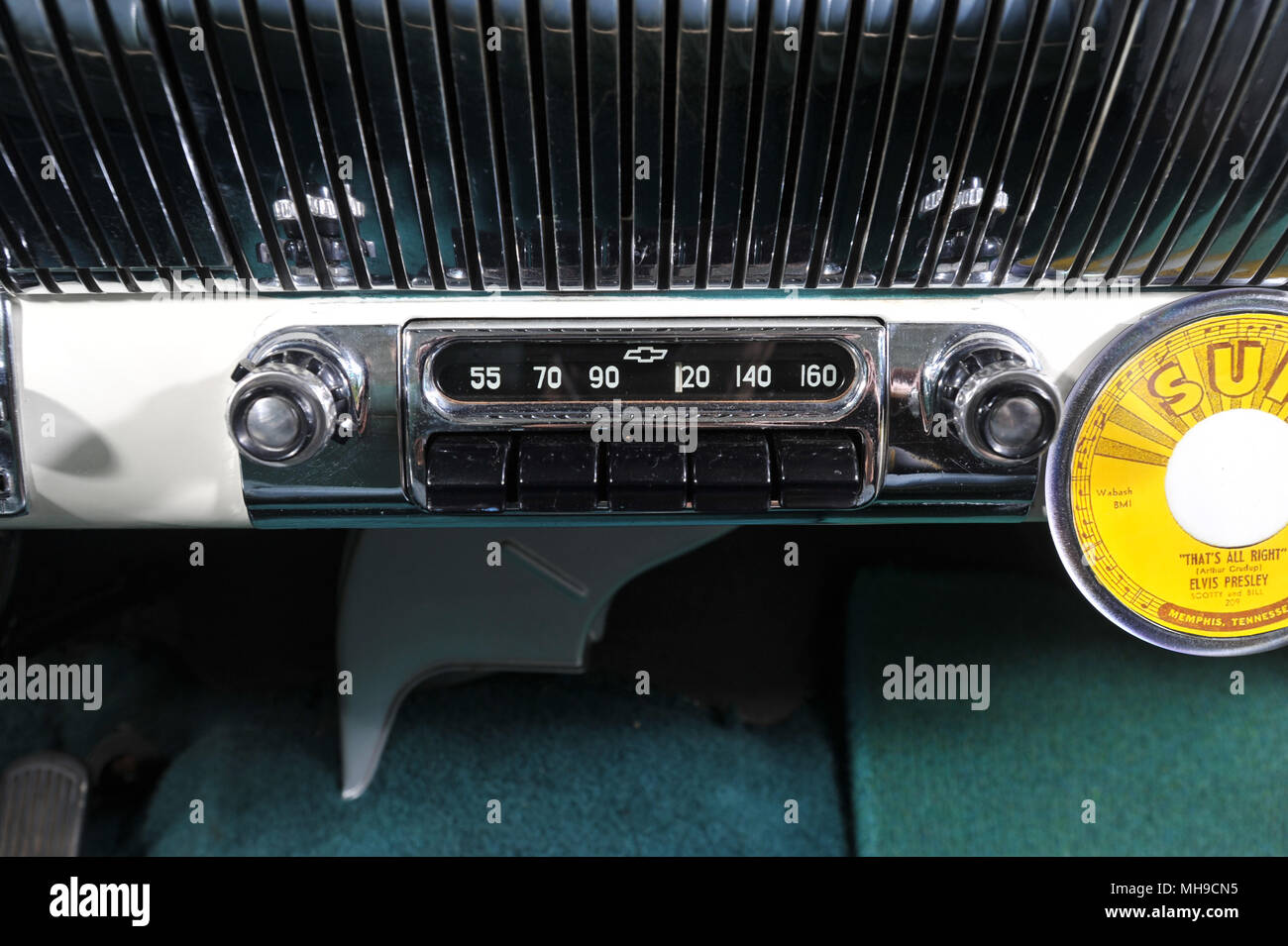 1954 Chevrolet Delray 210 Series mid size classic American sedan car ...