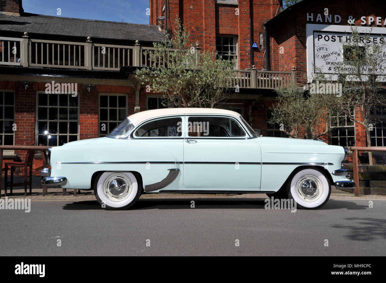 1954 Chevrolet Delray 210 Series mid size classic American sedan car ...