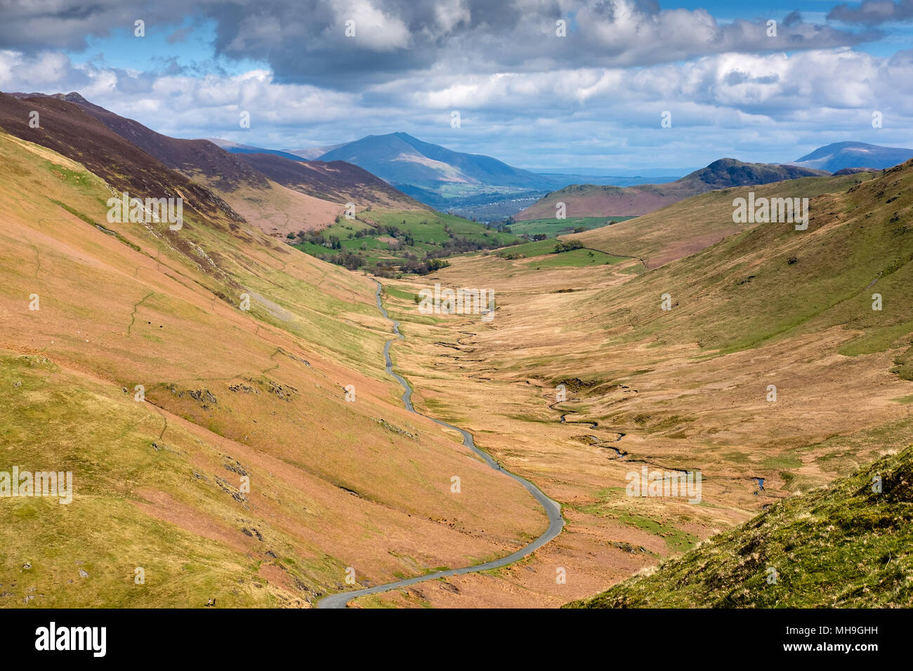 Newlands Pass, Cumbria Stock Photo - Alamy