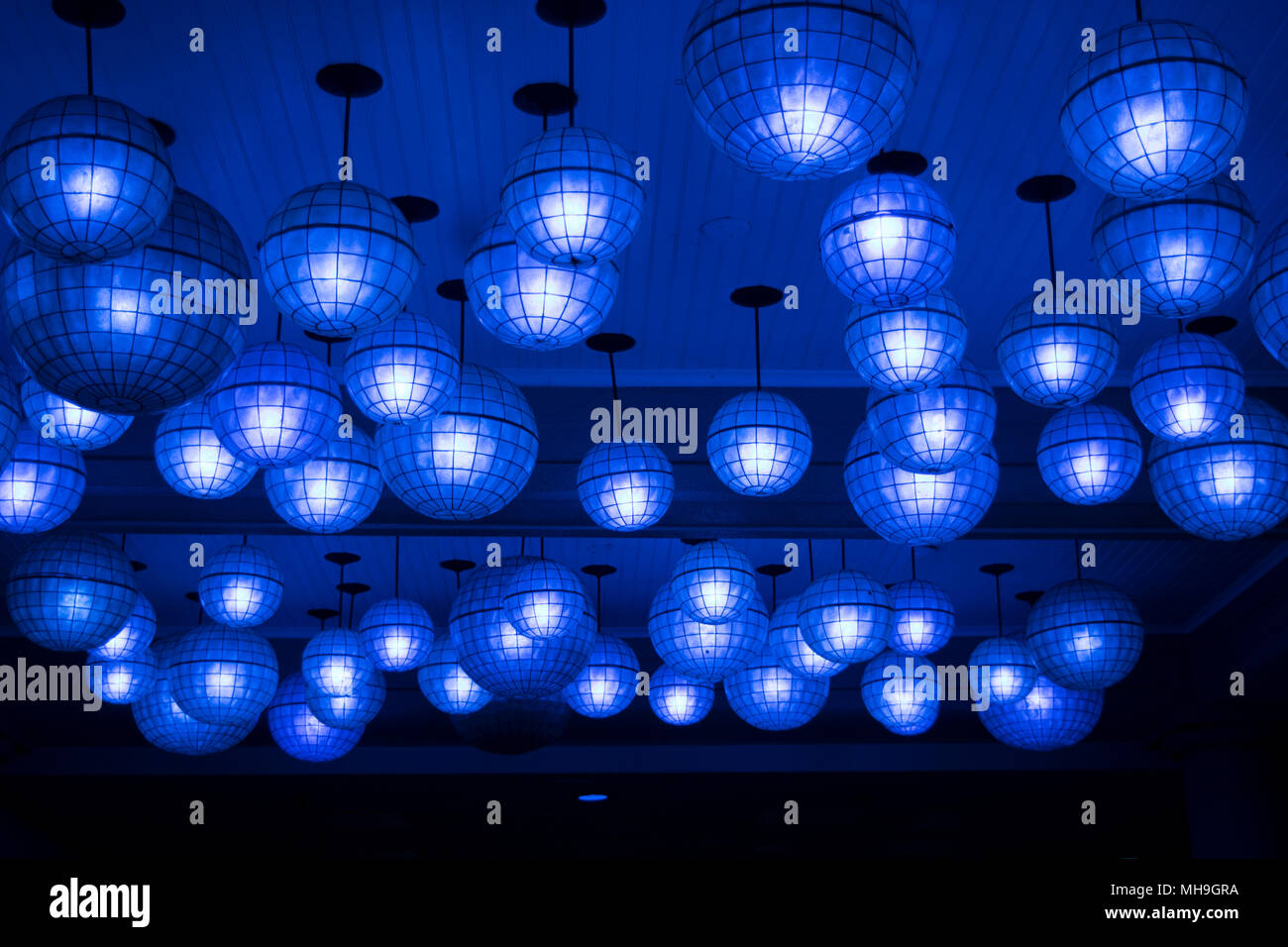 Blue orbs hi-res stock photography and images - Alamy