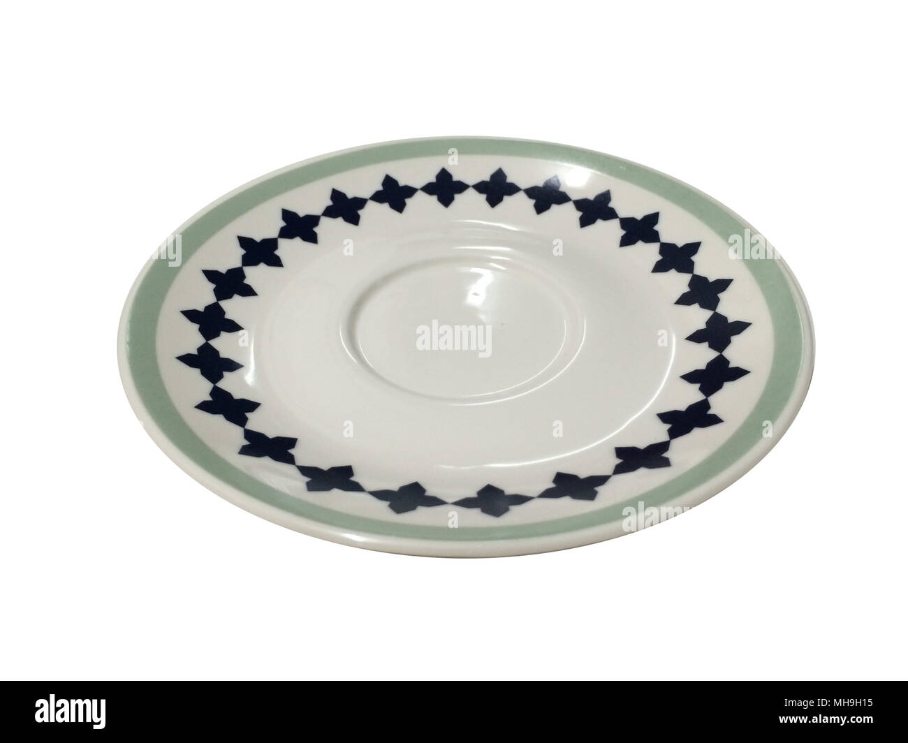 Directly above shot of empty plate Stock Photo - Alamy