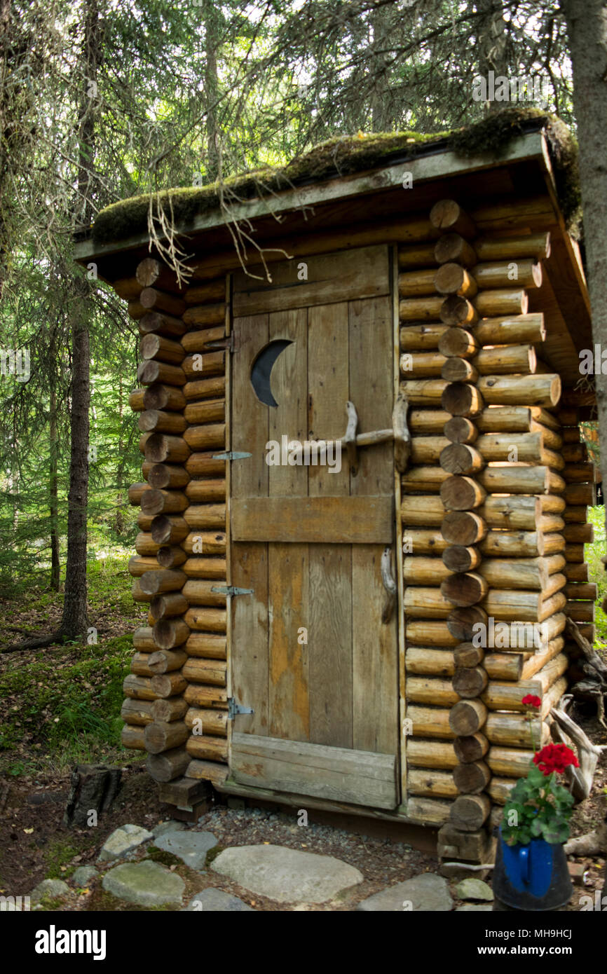 Outhouse Moon High Resolution Stock Photography and Images - Alamy