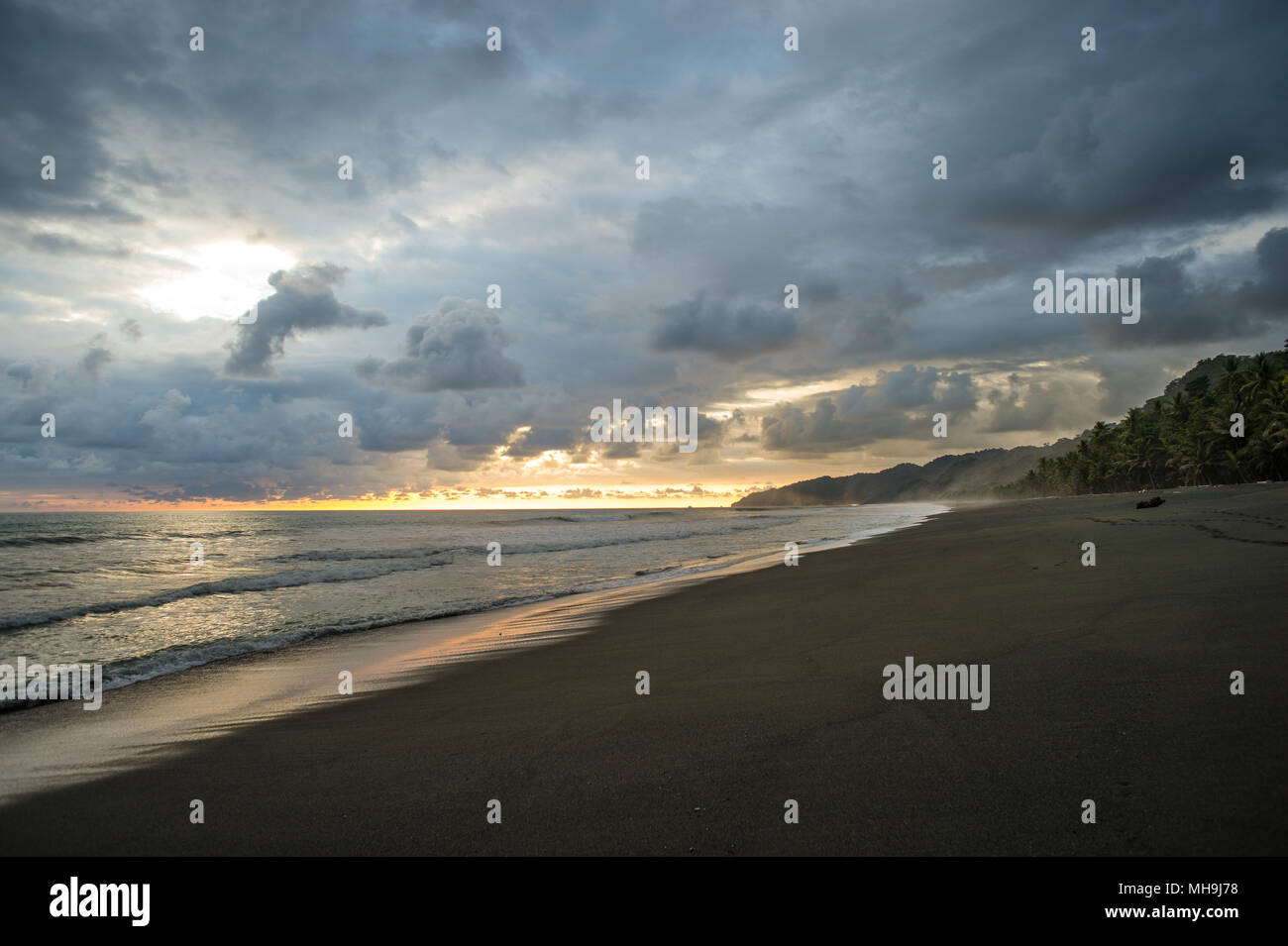 Carate Beach, Corcovado National Park, Costa Rica, Centroamerica Stock ...