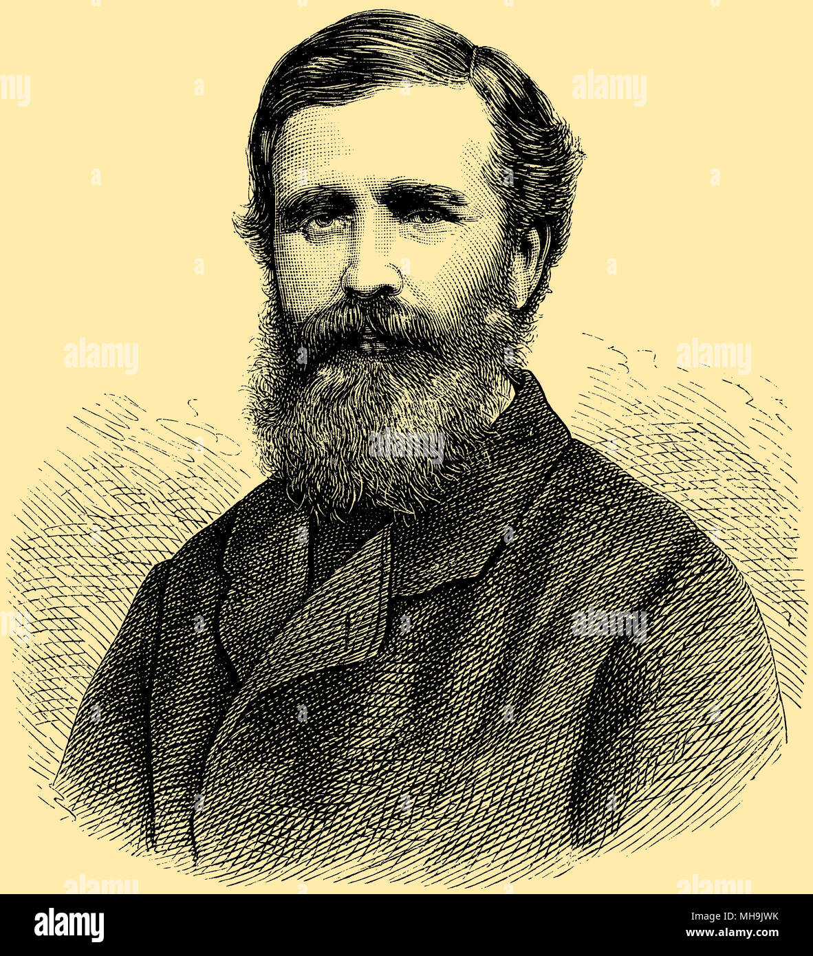 Verney Lovett Cameron (born July 1, 1844 Stock Photo - Alamy