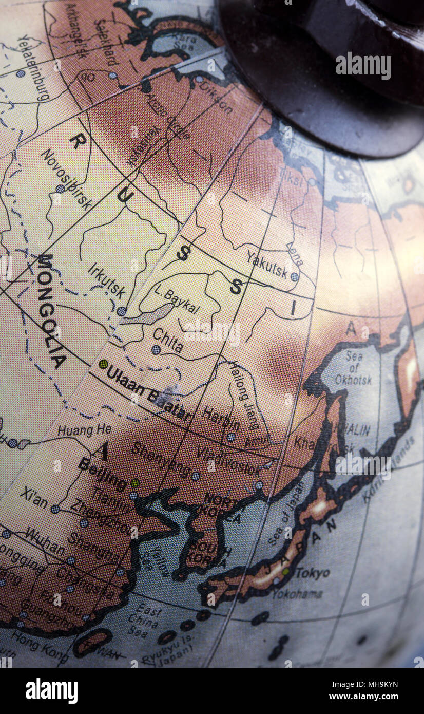 Russia Map Globe Stock Photos & Russia Map Globe Stock Images - Alamy