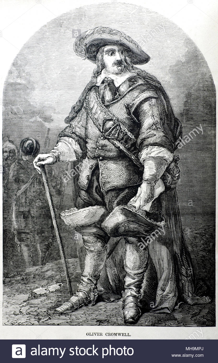 Oliver cromwell portrait hi-res stock photography and images - Alamy