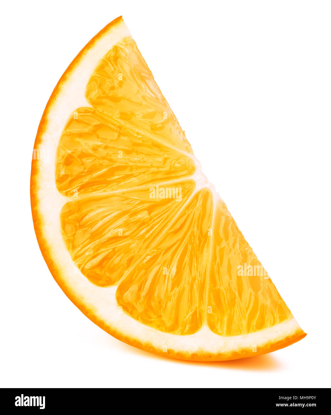 Orange fruit slice isolated Stock Photo - Alamy