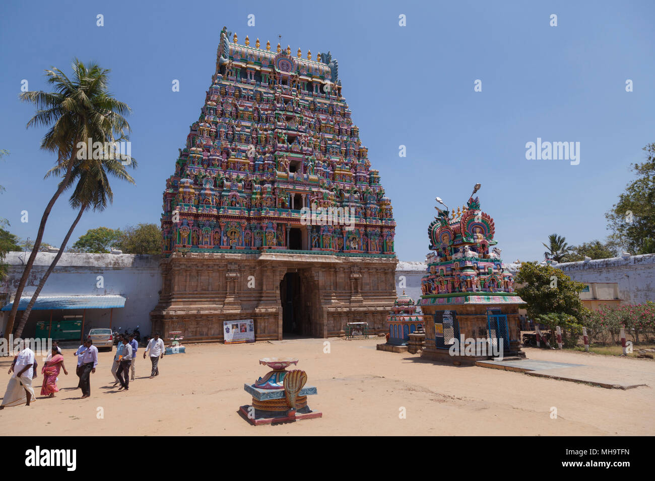 Asia, India, Tamil Nadu, Patteeswaram, Thenupuriswarar Temple Stock ...