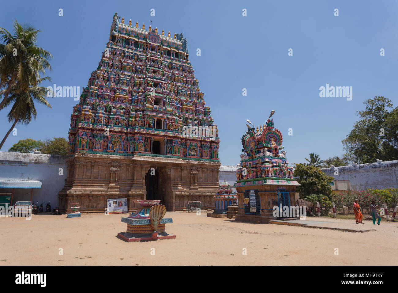 Asia, India, Tamil Nadu, Patteeswaram, Thenupuriswarar Temple Stock ...