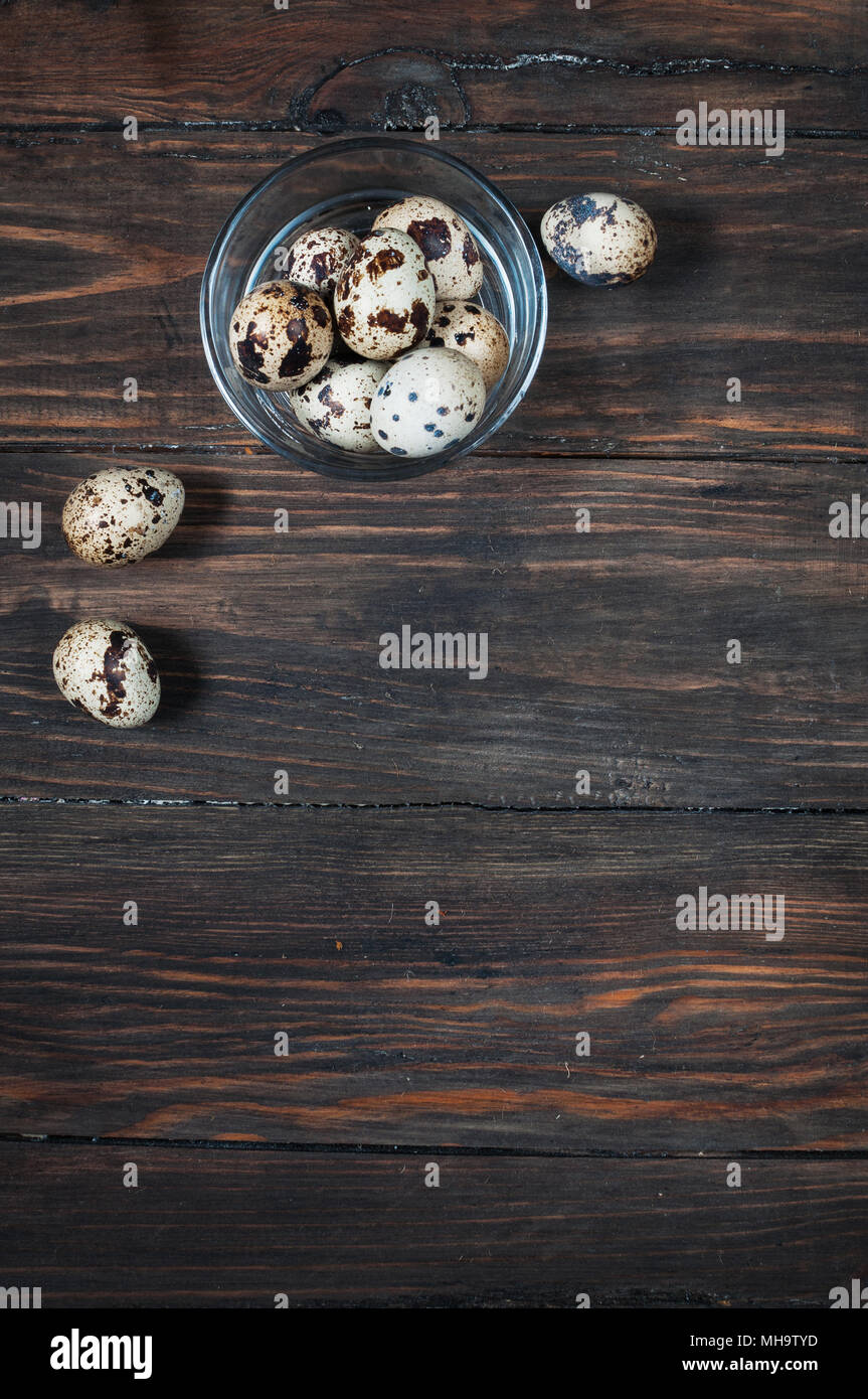 Closeup view quail eggs hi-res stock photography and images - Alamy