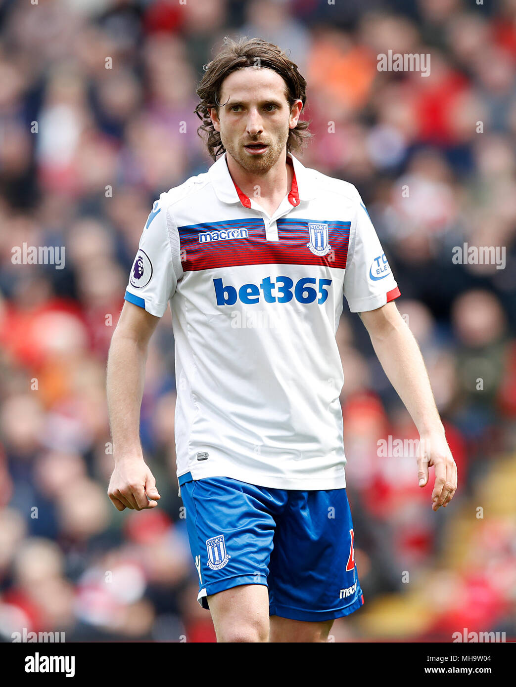 Stoke City's Joe Allen Stock Photo - Alamy