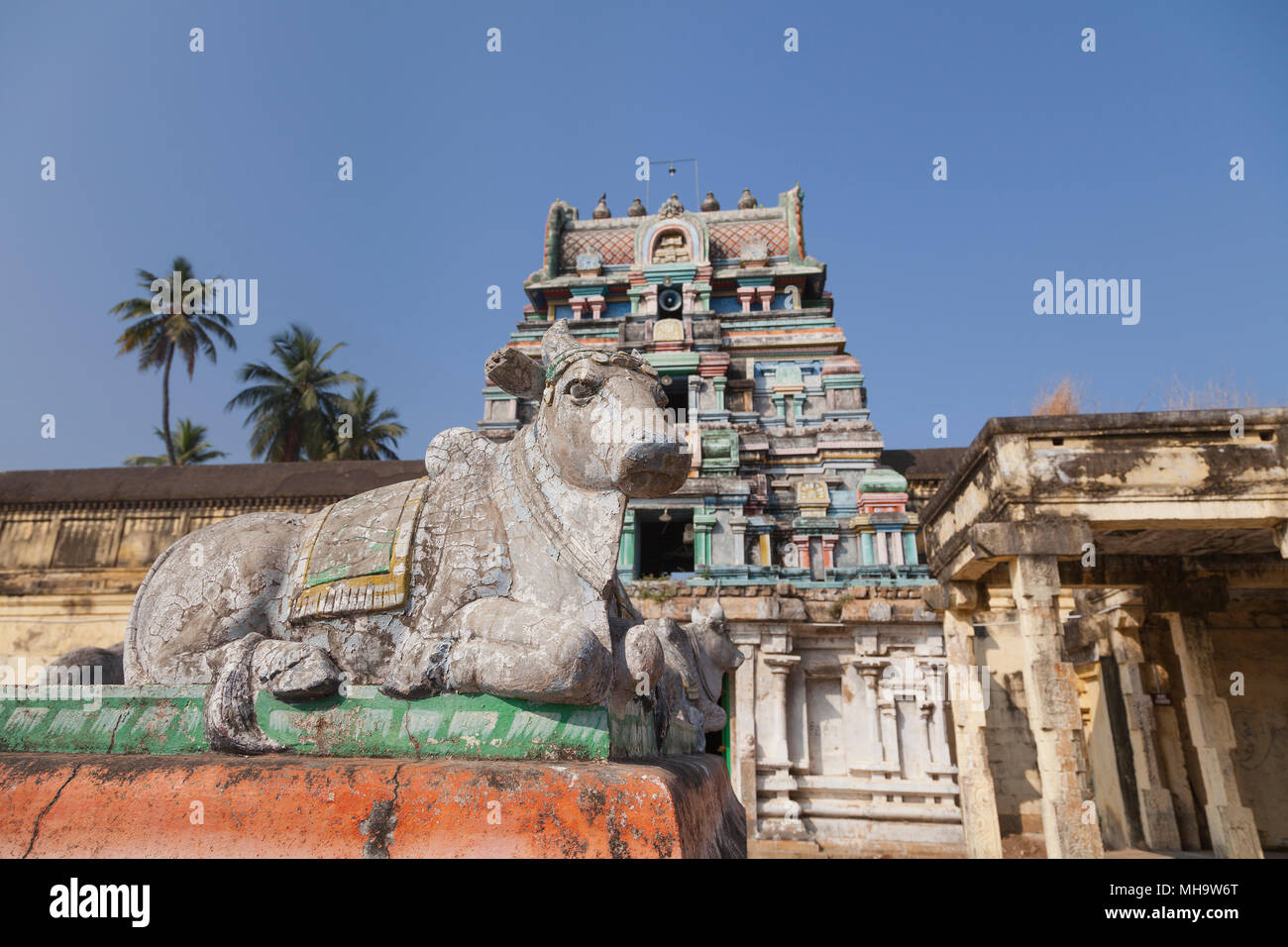 Asia, India, Tamil Nadu, Papanasam, Pallavavaneswarar Temple Stock ...