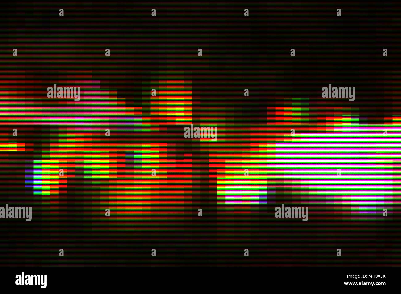Test Screen Glitch Texture Stock Photo - Alamy