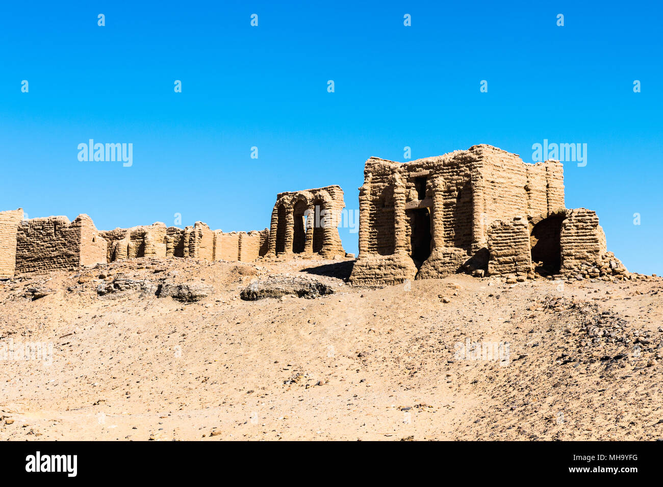 Al-Bagawat (El-Bagawat), an ancient Christian cemetery, one of the ...