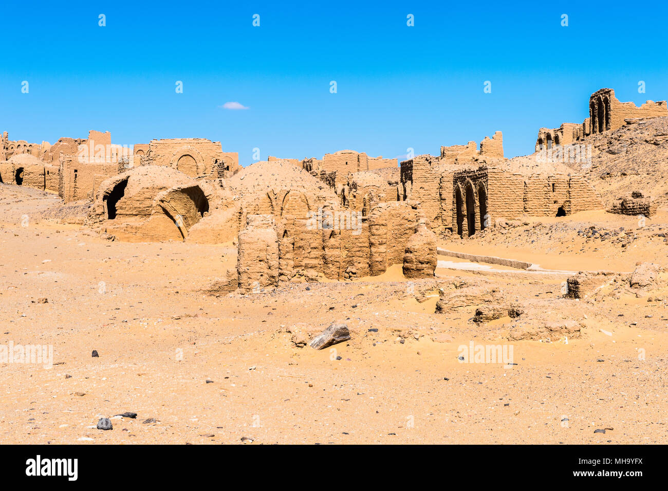 Al-Bagawat (El-Bagawat), an ancient Christian cemetery, one of the ...