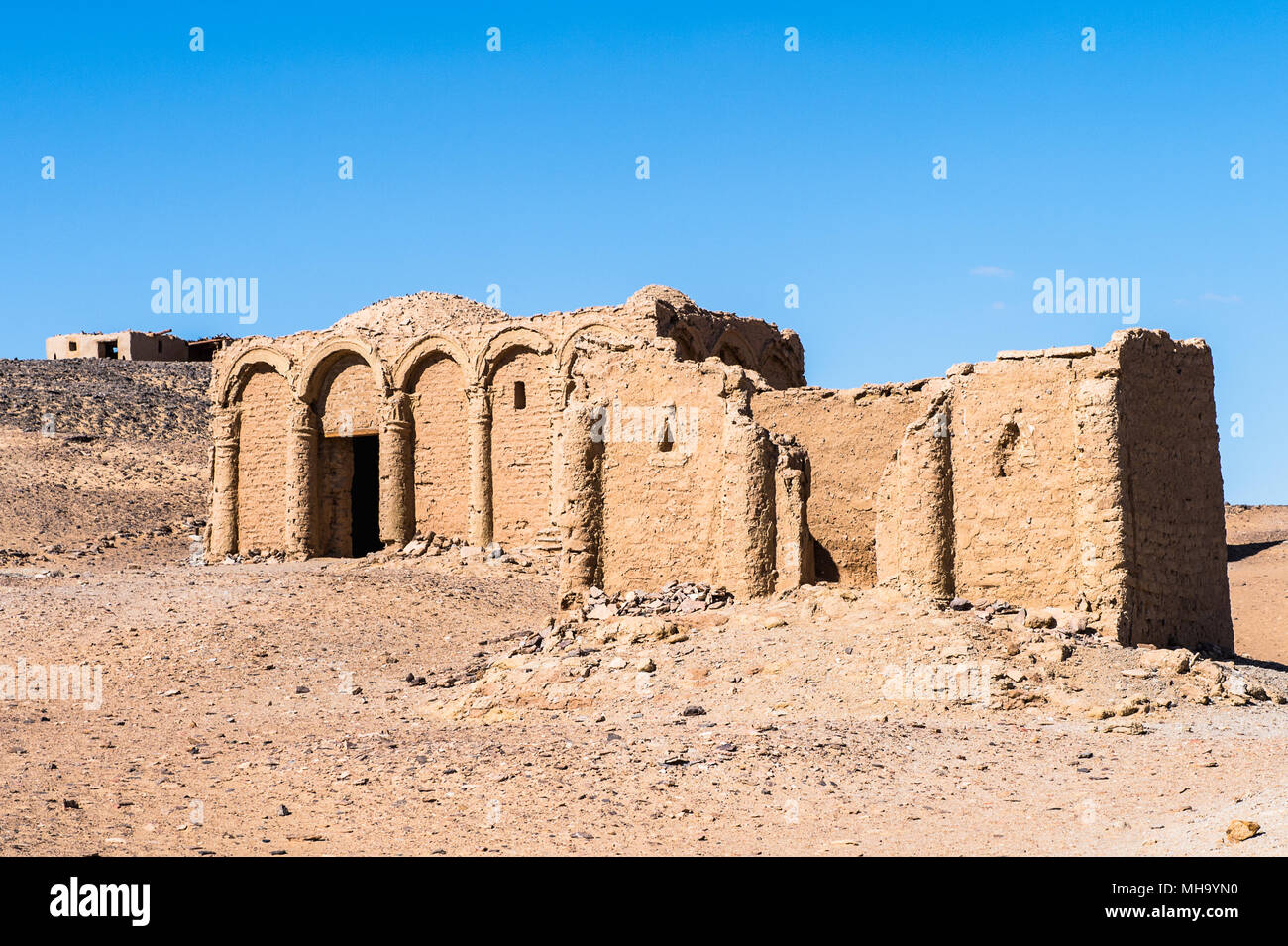 Al-Bagawat (El-Bagawat), an ancient Christian cemetery, one of the ...