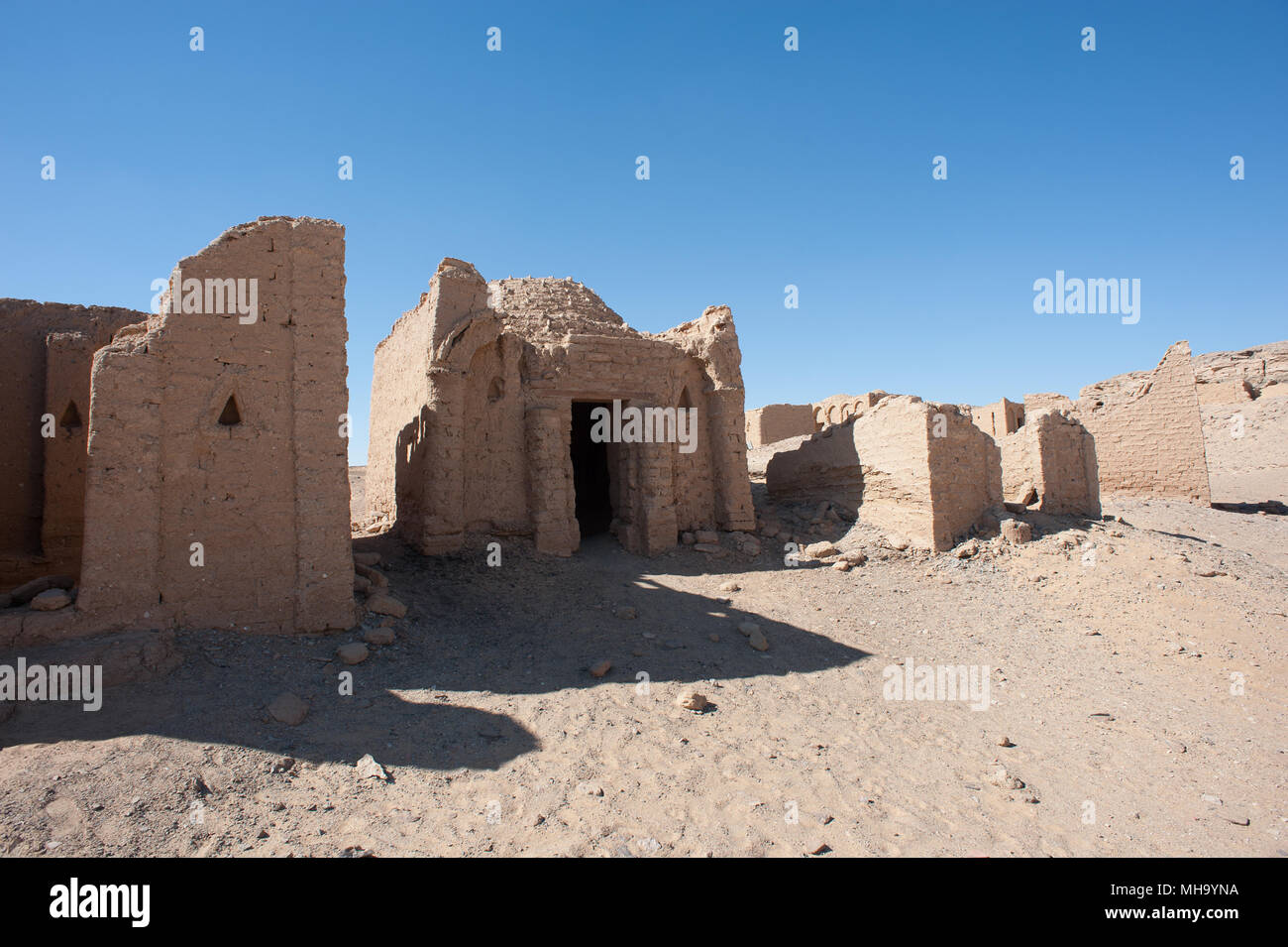 Al-Bagawat (El-Bagawat), an ancient Christian cemetery, one of the ...