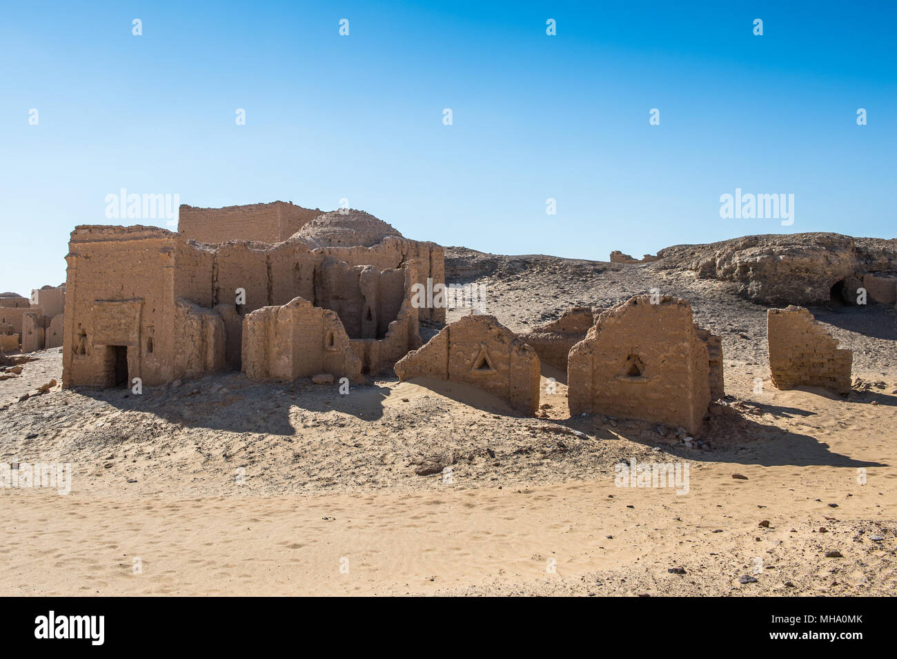 Al-Bagawat (El-Bagawat), an ancient Christian cemetery, one of the ...